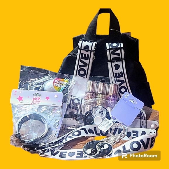 Claire's | Other | Nwt Claires Love Backpack Bundle | Poshmark